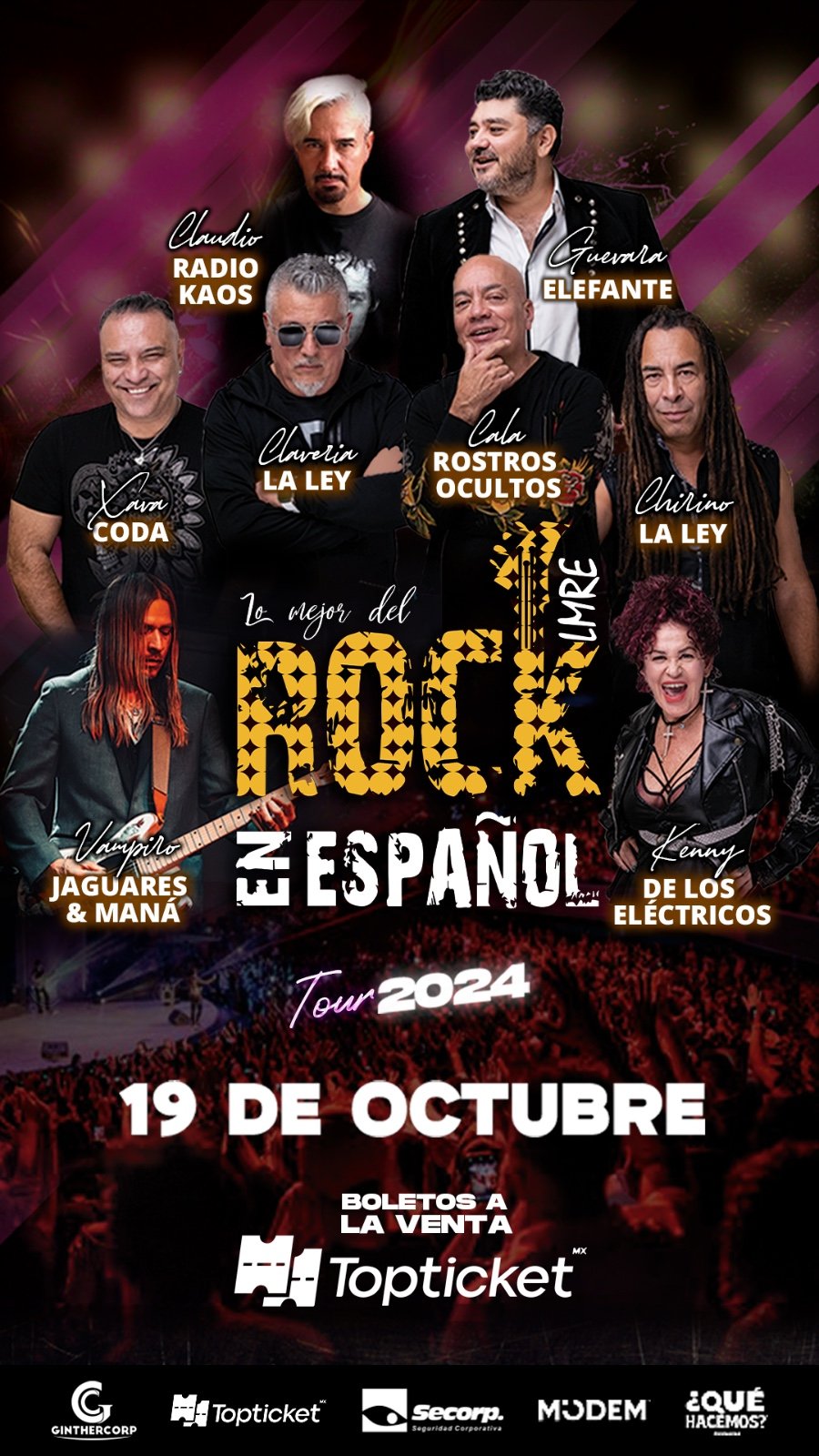 Llega lo mejor del rock en español a Chihuahua con el tour 2024 “Revive ...