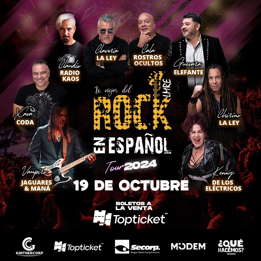 Últimos boletos para el Concierto “Lo Mejor del Rock en Español”, listo ...